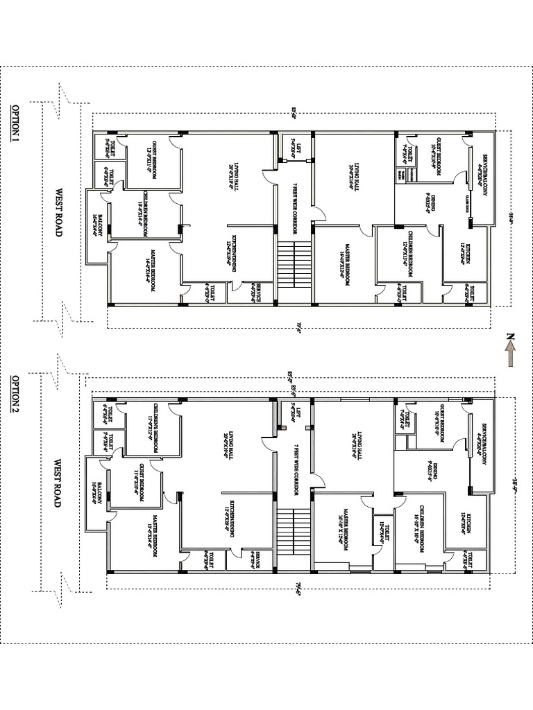 Apartment Final Plan For Construction | PDF