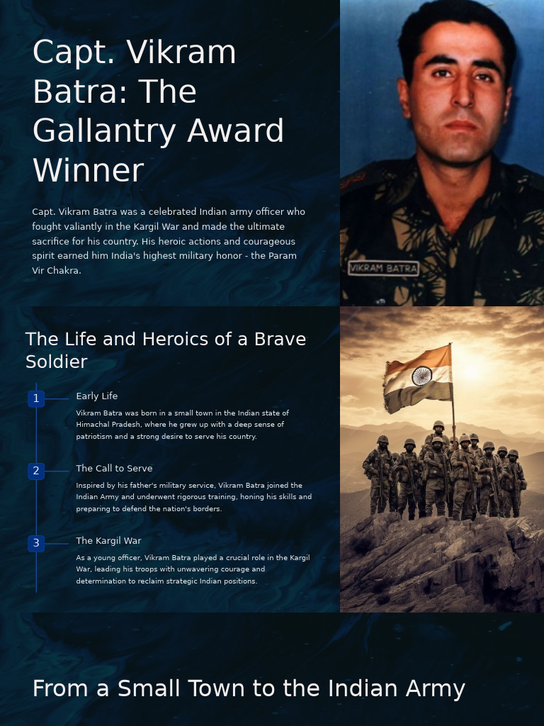 Capt Vikram Batra The Gallantry Award Winner | PDF | Military
