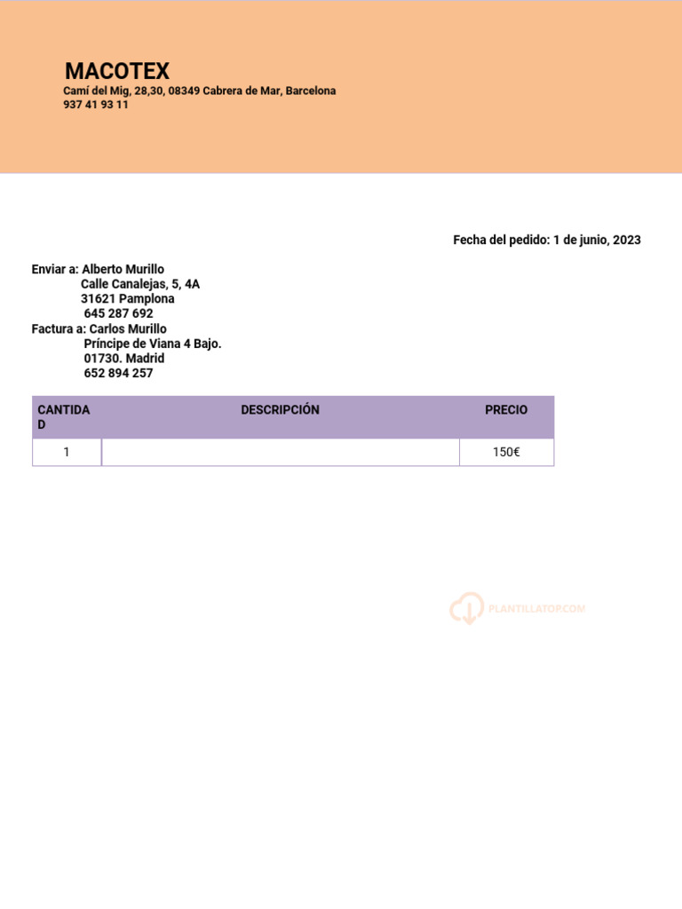 Albaran Sencillo y Gratis | PDF