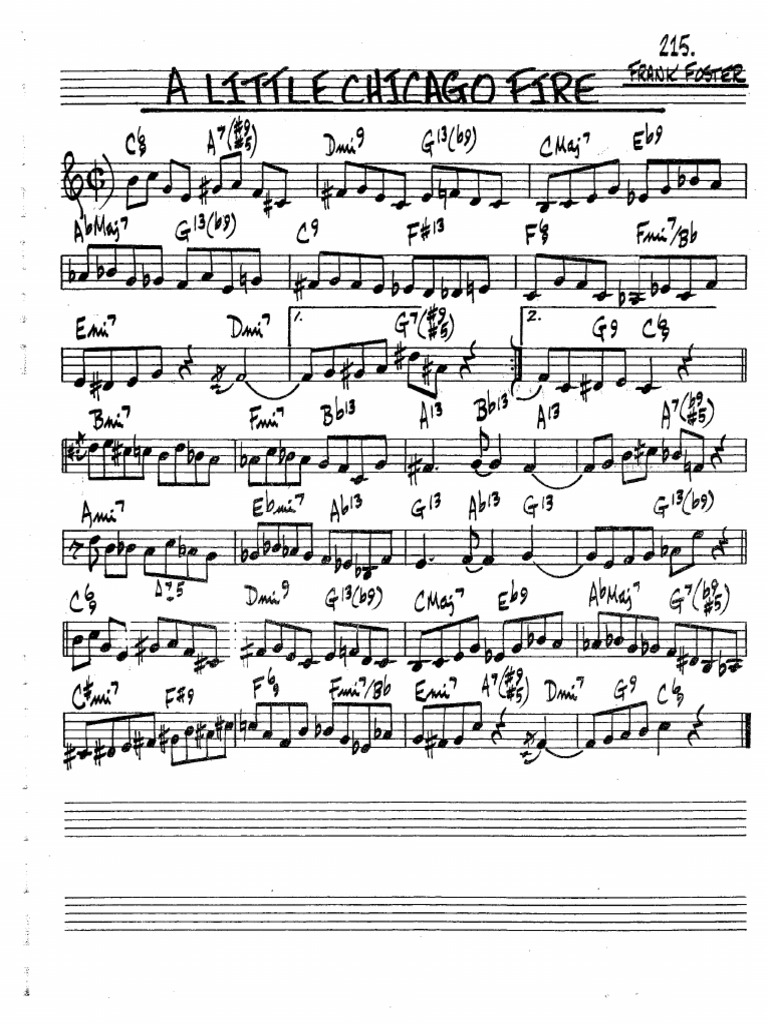 A Little Chicago Fire - Instrumento BB | PDF