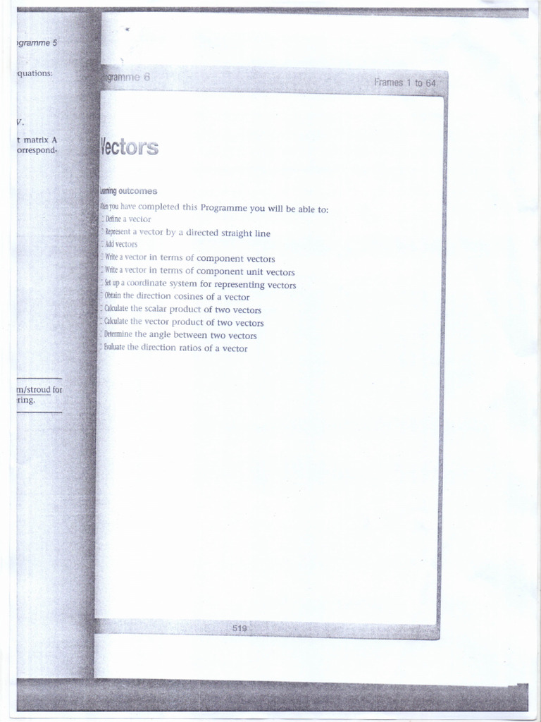 MTH 122 Lectures Section A1 | PDF | Euclidean Vector | Euclid