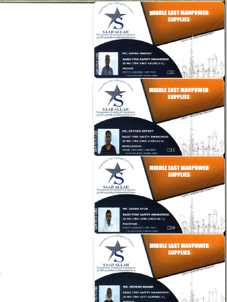 Training Card - Basic Fire Safety | PDF