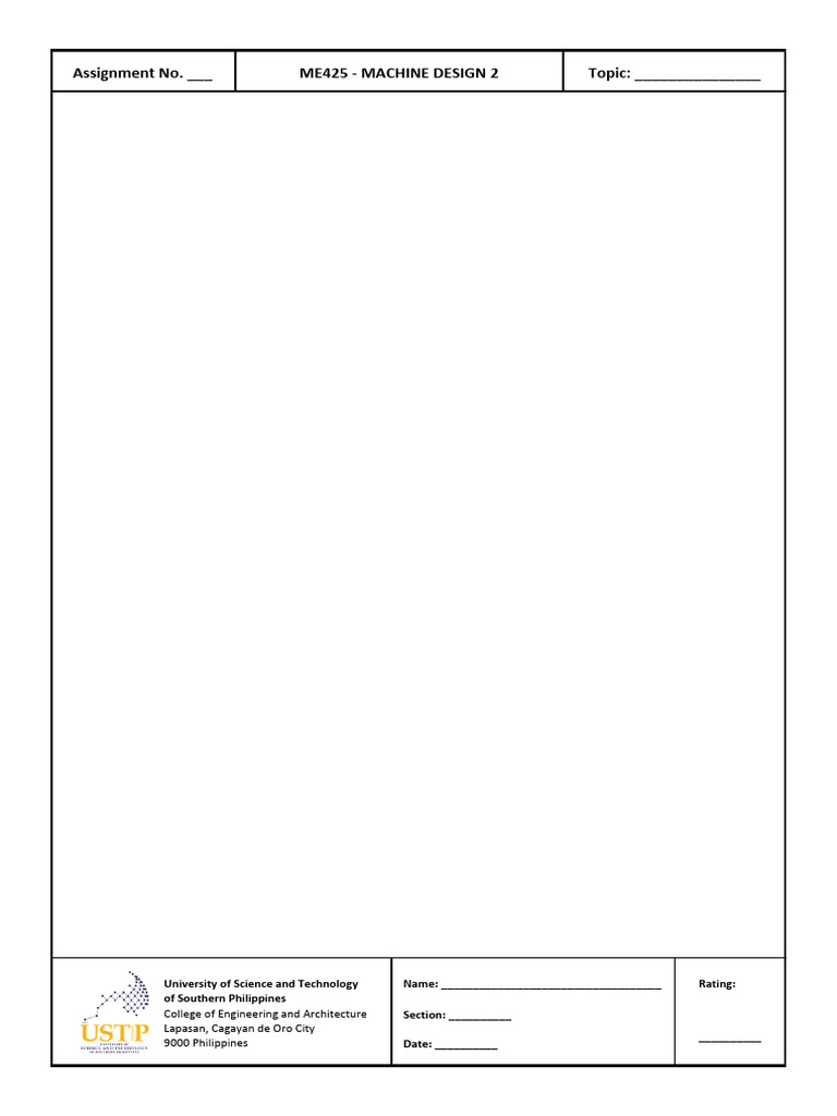 Assignment Template MD2 | PDF