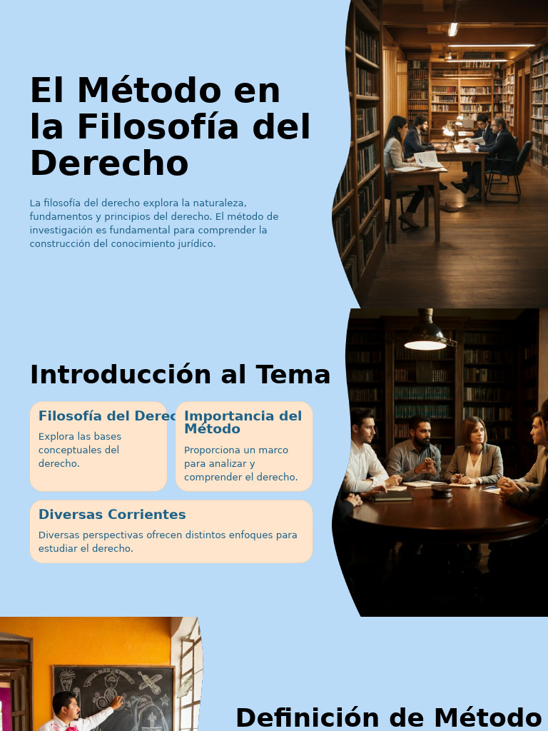 Métodos en Filosofía del Derecho | PDF | Método científico | Juez