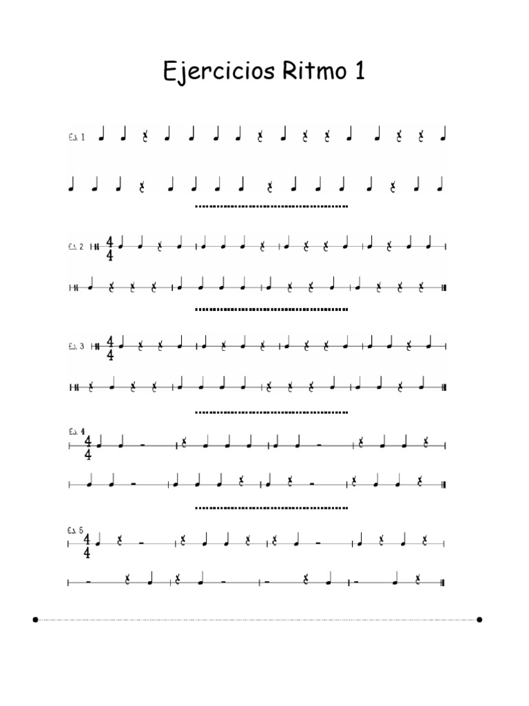 Ritmo 1 | PDF