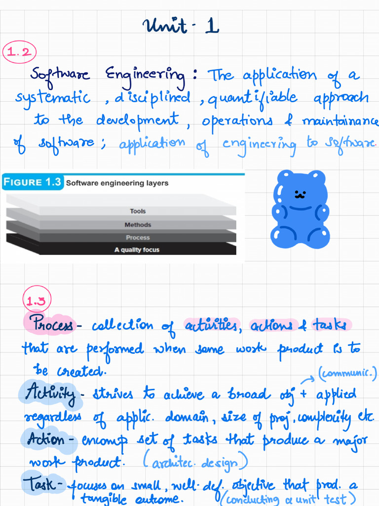 Software Engineering LLM Notes BSC ML | PDF