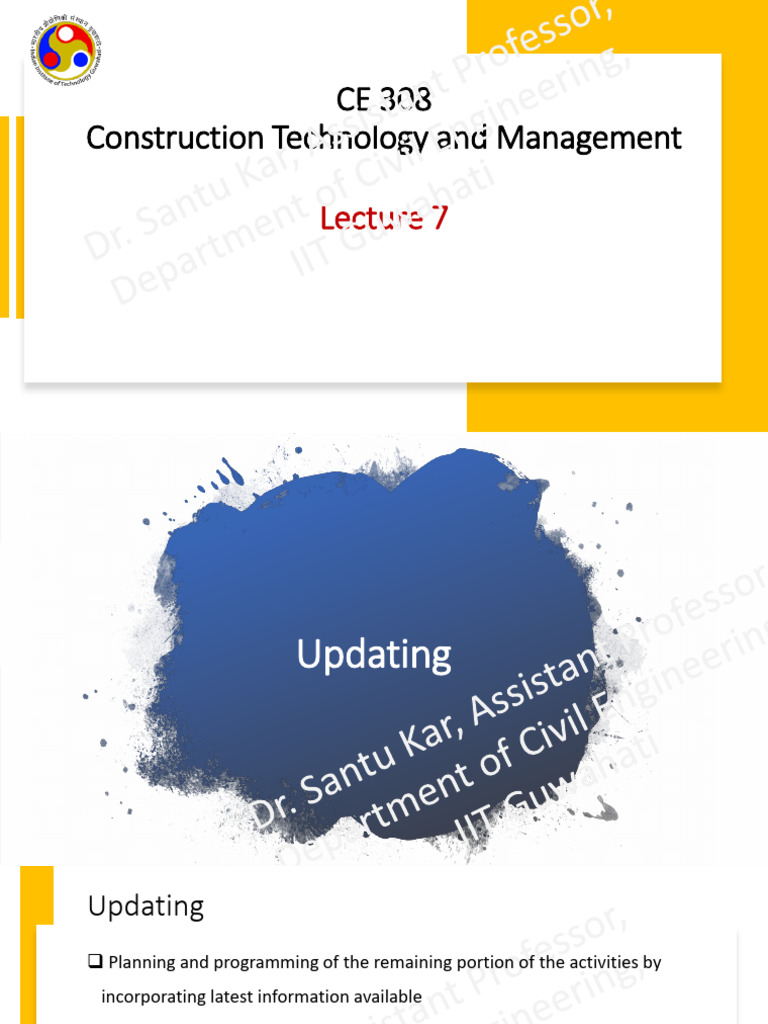 Lecture7_CE308 | PDF | Business | Projects