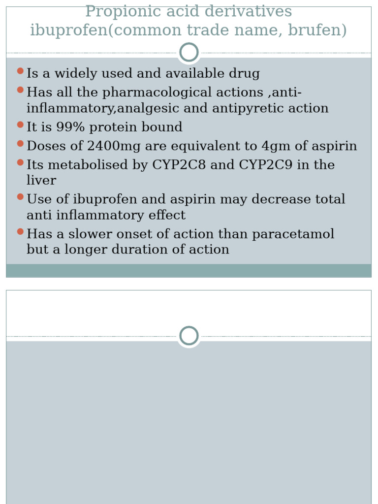 Propionic Acid Derivatives | PDF | Aspirin | Drugs