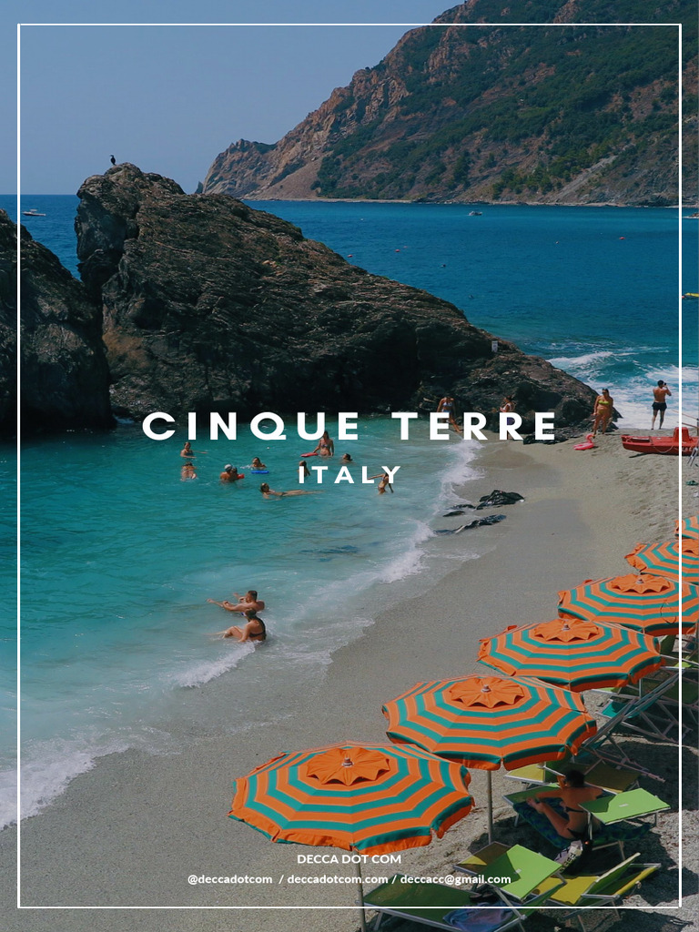 Cinque Terre Travel Guide-Min | PDF | Pesto | Genoa