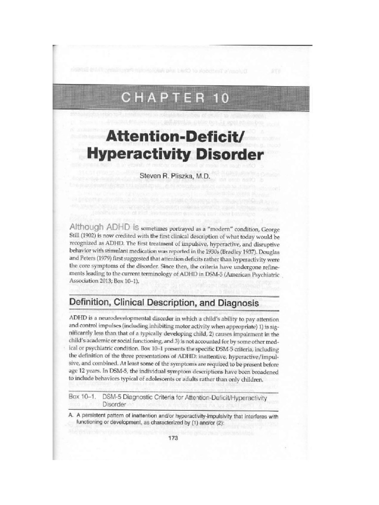 Cap 10 ADHD | PDF