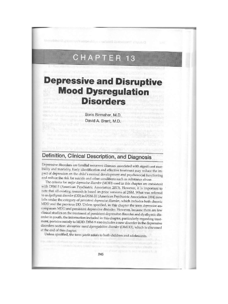 Cap 13 Mood Disorders | PDF
