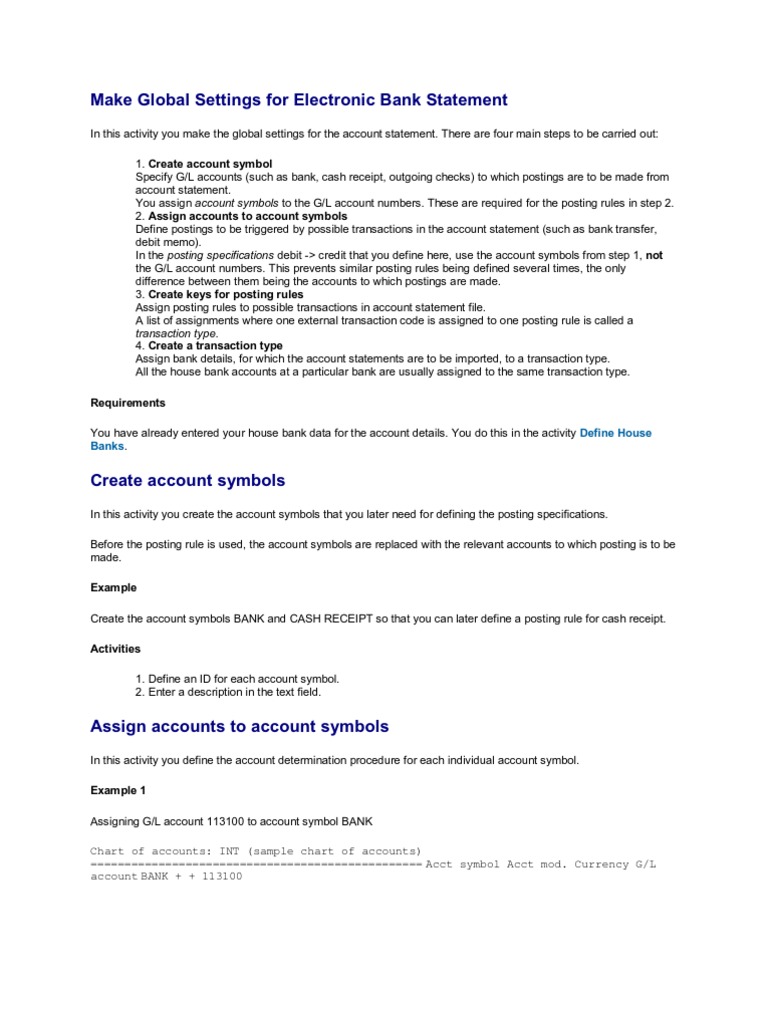 Electronic Bank Statement | PDF