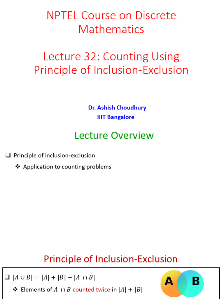 Lec 32 | PDF | Functions And Mappings | Mathematical Logic