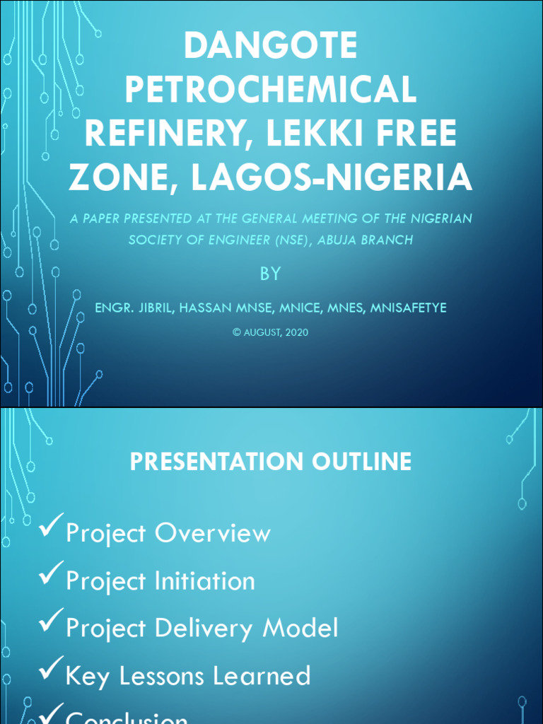 Dangote Refinery Project Overview | PDF | Oil Refinery | Petroleum