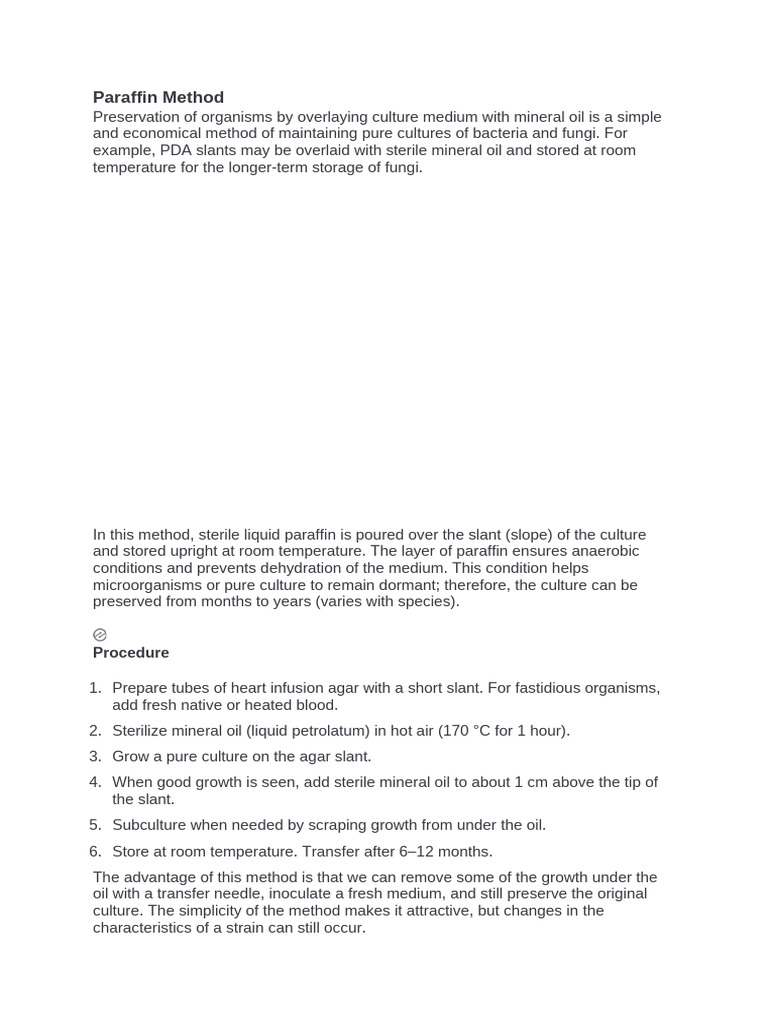 Paraffin Method | PDF