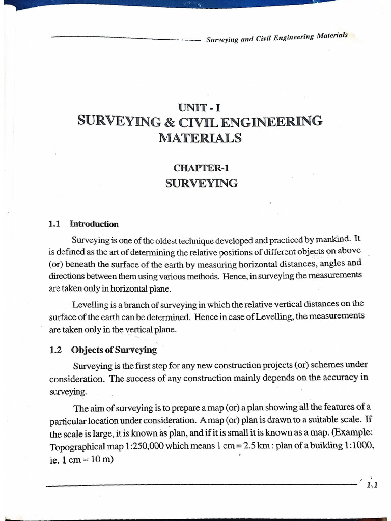 Surveying and Civil Engineering Materials | PDF