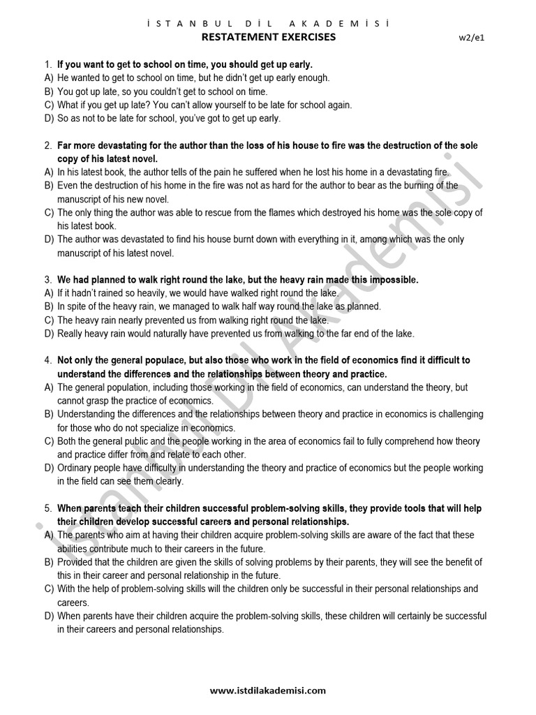 RESTATEMENT Week2 Exercise1 | PDF | Face Transplant
