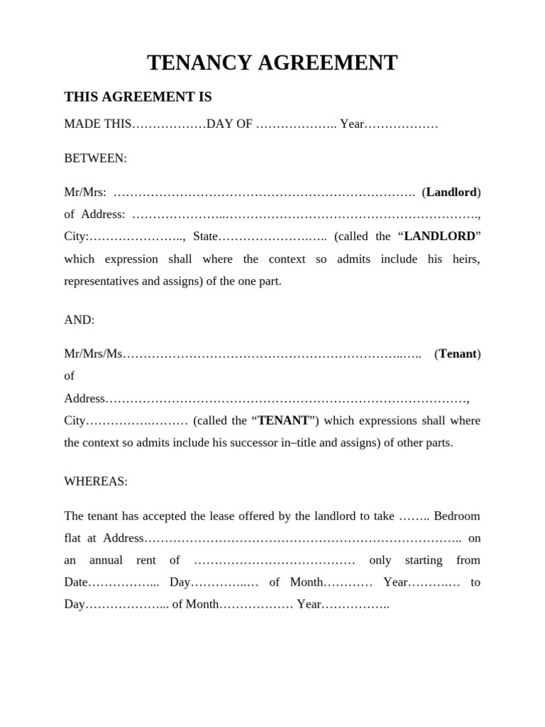 THIS AGREEMENT... - WPS Office | PDF | Leasehold Estate | Landlord