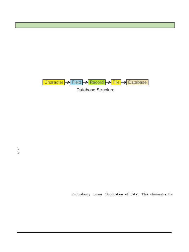 Overview Of Database Management Systems Pdf Databases Relational