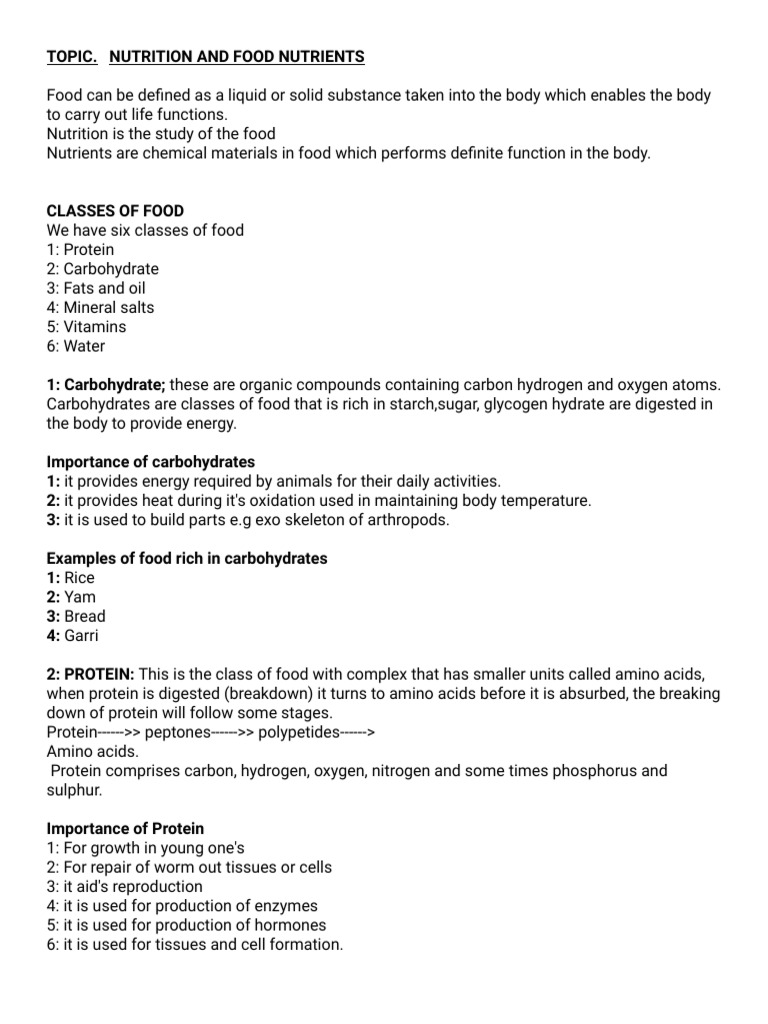Essential Nutrients and Their Functions | PDF | Foods | Carbohydrates