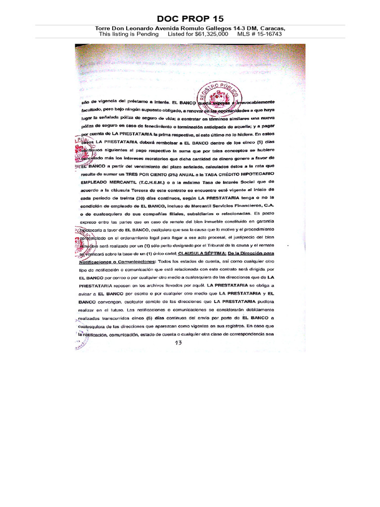 Full-Size Document For DOC PROP 15 | PDF