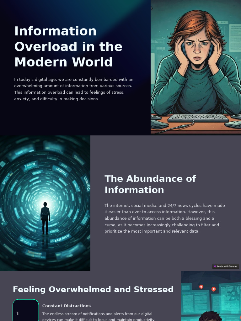 Information Overload in The Modern World | PDF | Decision Making ...