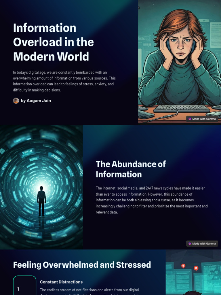 Information Overload in The Modern World | PDF | Decision Making ...
