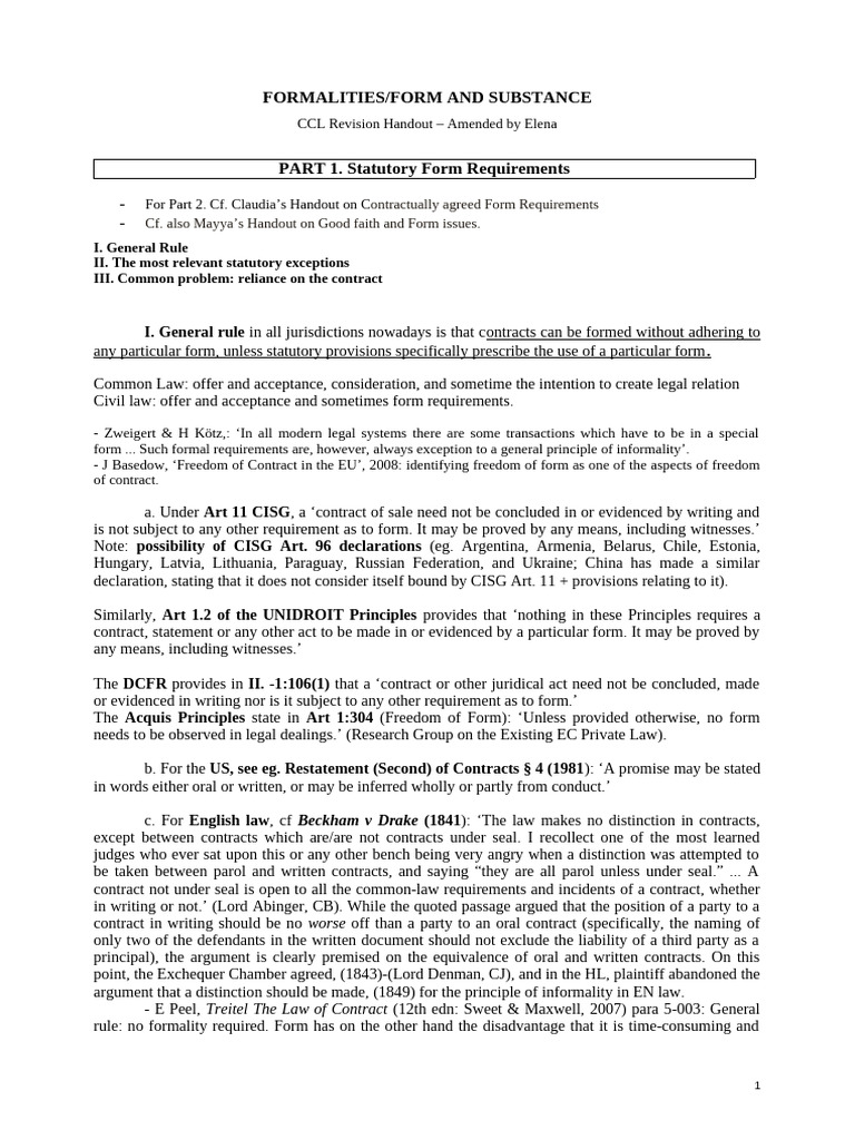 Form and Substance - Elena | PDF | Estoppel | Surety