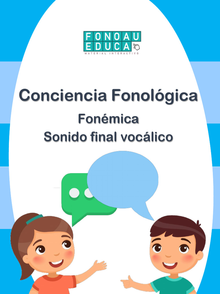 7 Cuadernillo CF - Reconocimiento Sonido Final Vocálico | PDF | Color