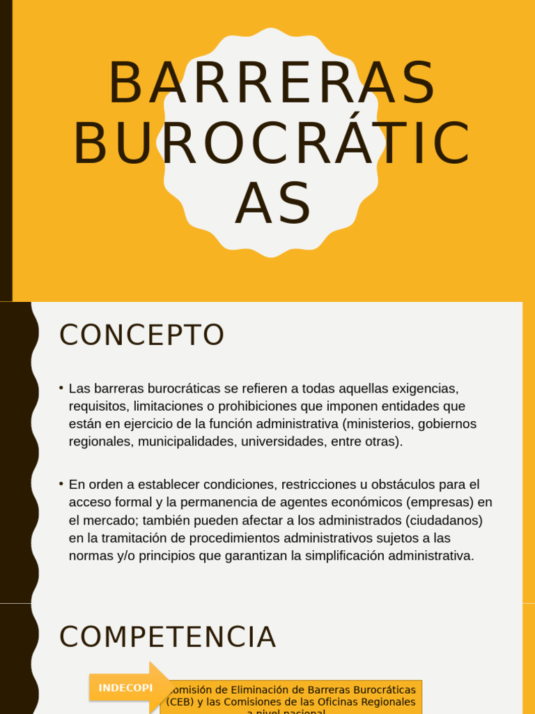 Barreras Burocráticas: Conceptos y Tipos | PDF | Burocracia