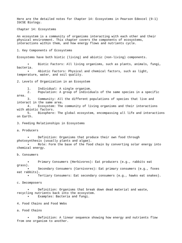 Ch-14-Ecosystems | PDF | Ecosystem | Food Web