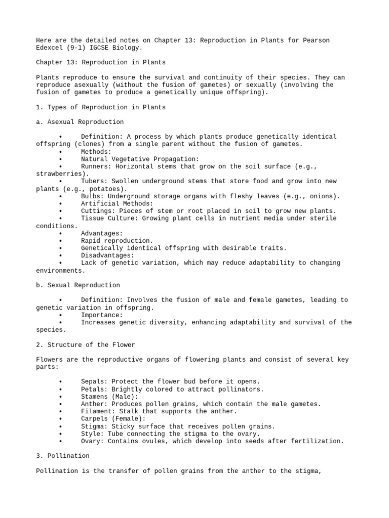 Ch-13-Reproduction in Plants | PDF | Seed | Flowers