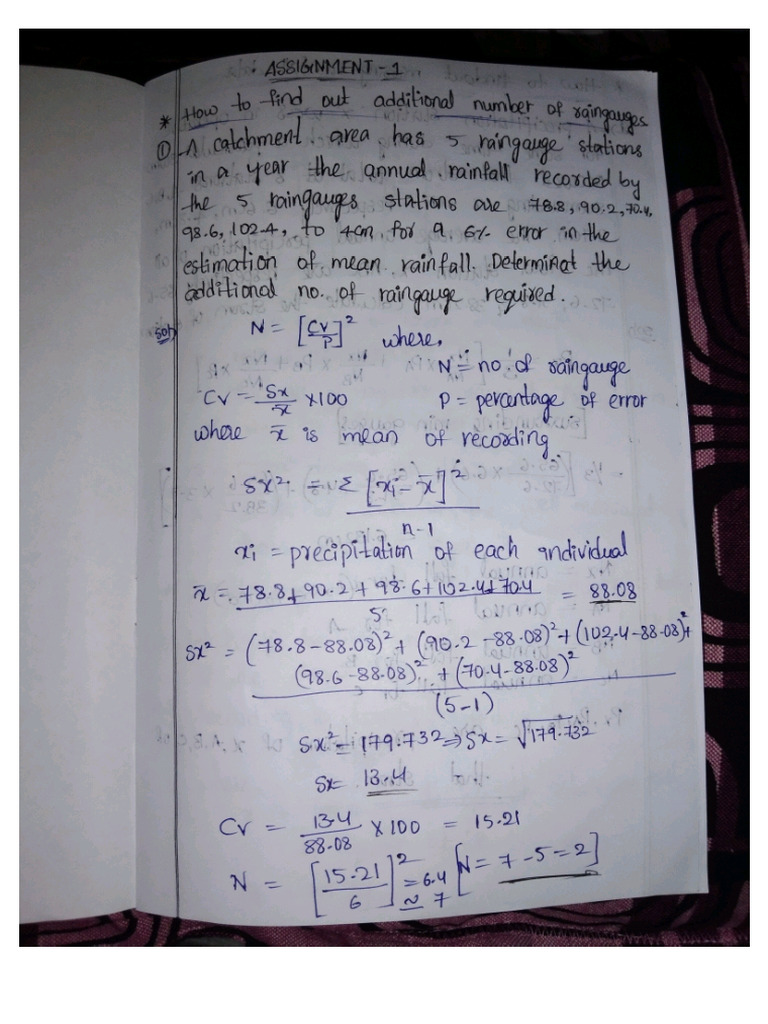 Hydrology Assignment | PDF