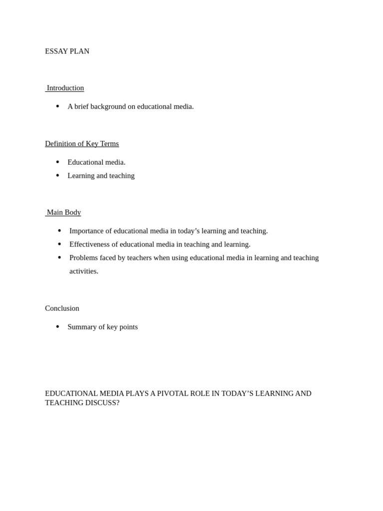 Role of Educational Media in Learning | PDF | Learning | Educational ...