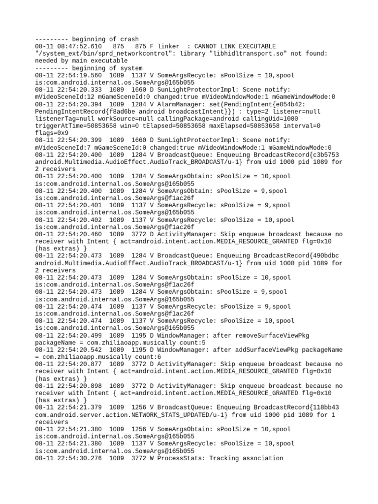 Standby Android Log 2024 0811 235641 | PDF | Computing | Computer Science