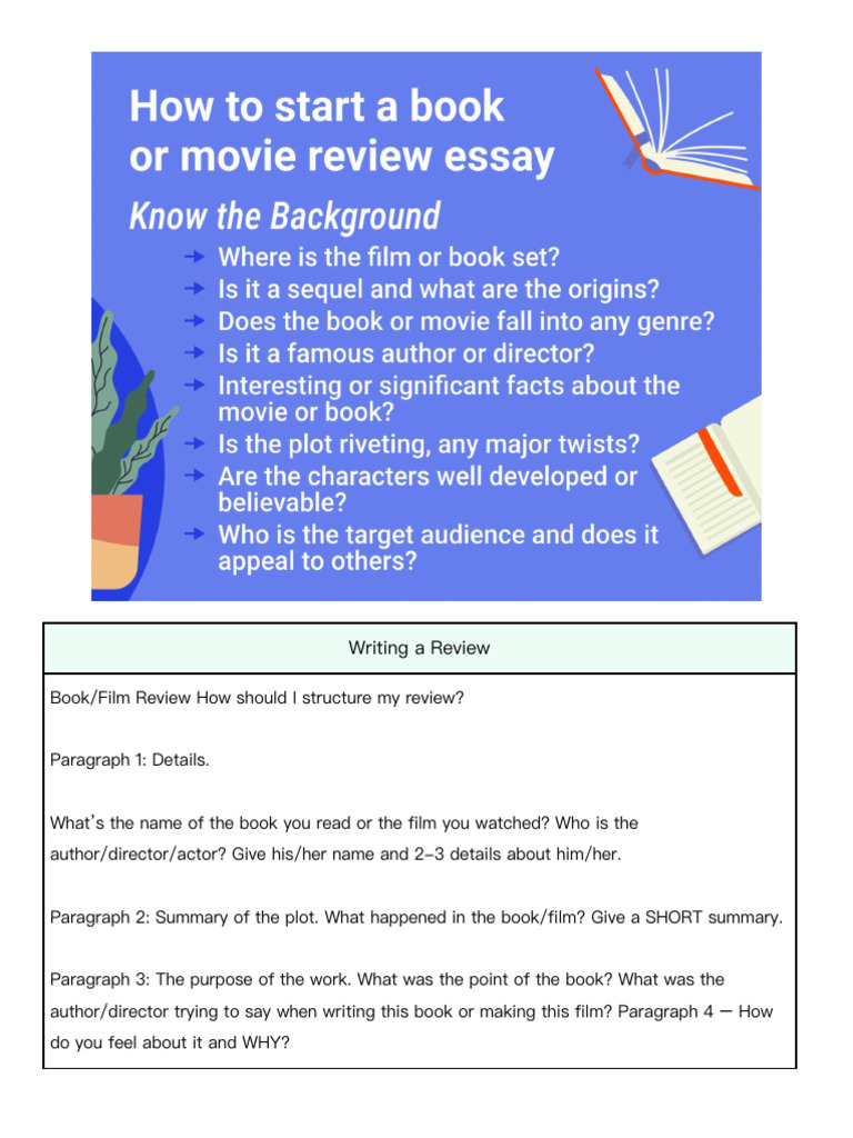 Review Writing Guide | PDF | Reading Comprehension