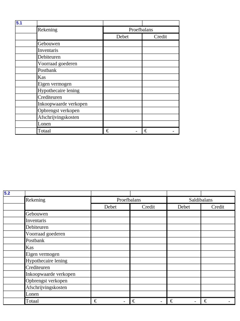 Module Elementair Boekhouden in Balans Uitwerkblad Hoofdstuk 5 de Proef ...