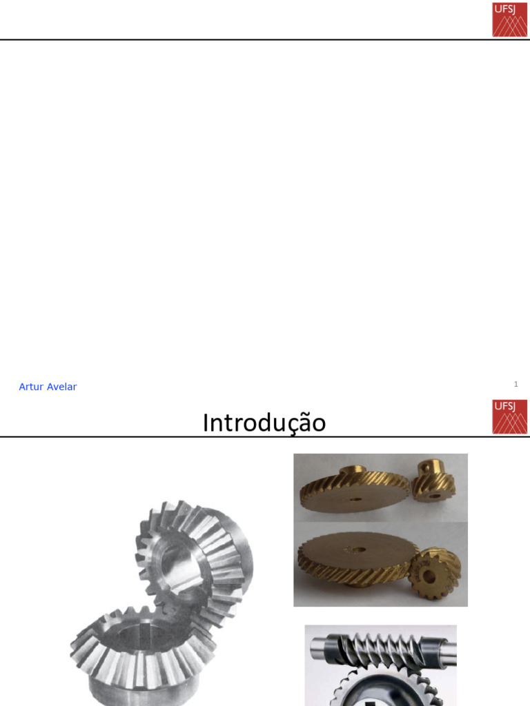 2 - Engrenagens Cnicas Helicoidais e Sem Fim | PDF | Engrenagem ...