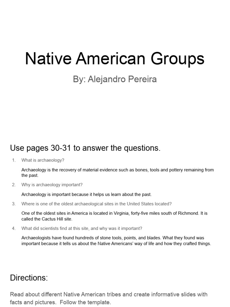 Native American Groups | PDF | Iroquois | Indigenous Peoples Of North ...