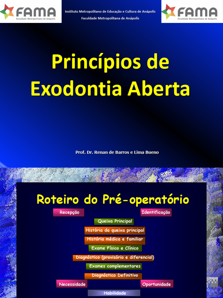 Princípios de Exodontia Aberta | PDF | Dente humano | Medicina Clínica