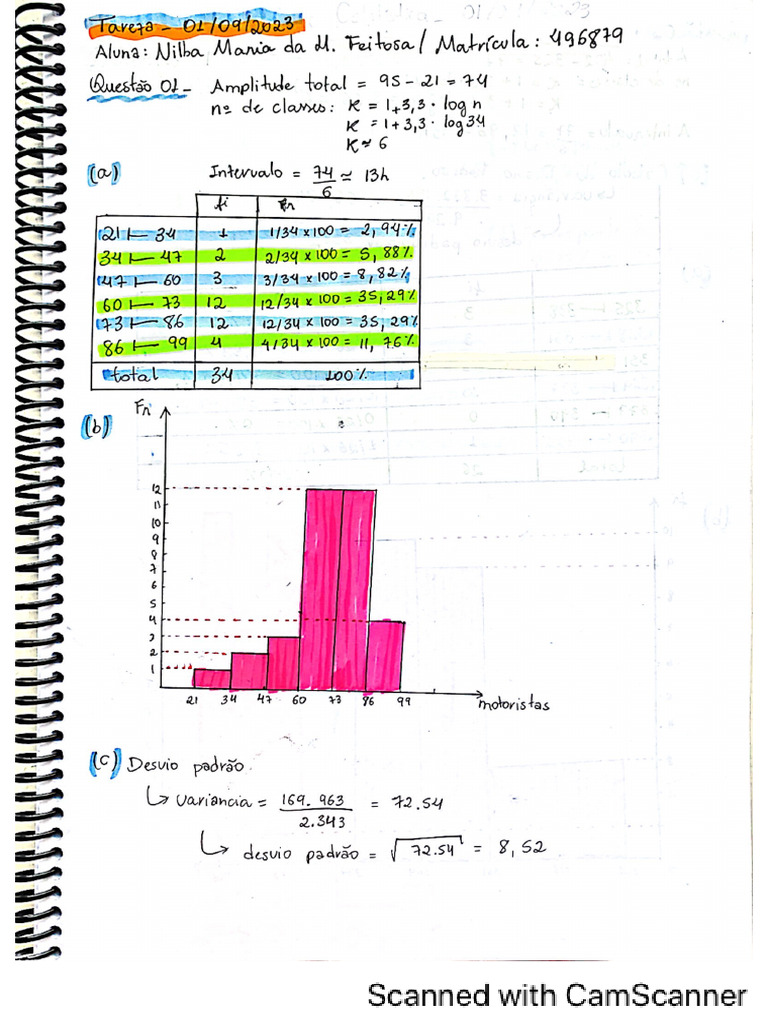 Tarefa Prob 08 | PDF