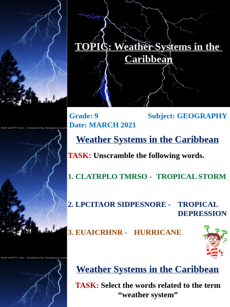 Weather Systems in the Caribbean Guide | PDF | Tropical Cyclones | Eye ...
