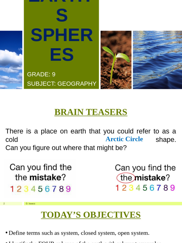 Earth's Spheres-With Answers | PDF | Earth | Nature