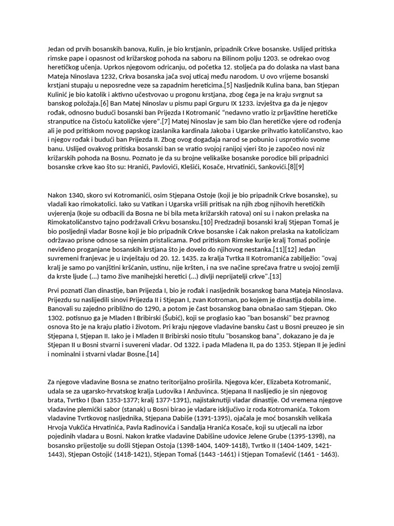 KOTROMANICI 4-Stjepana II | PDF