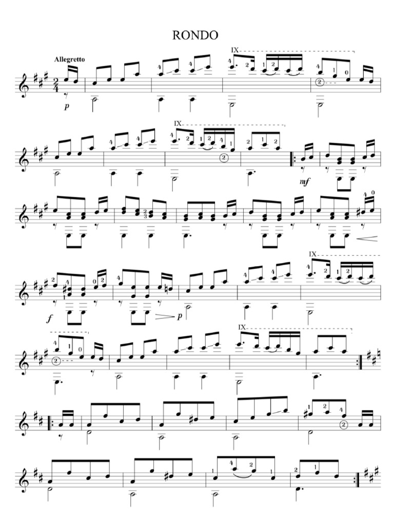 Rondo Carcasi | PDF