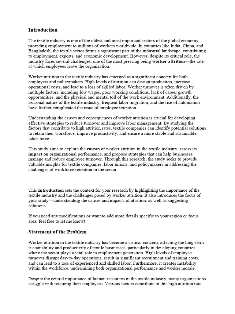 Arpita PDF | PDF | Employment | Employee Retention