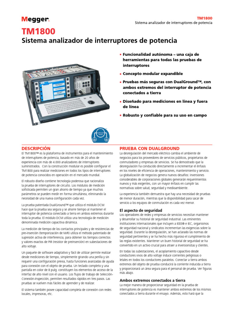 2-TM1800 DS Esla | PDF | Inductor | Cambiar