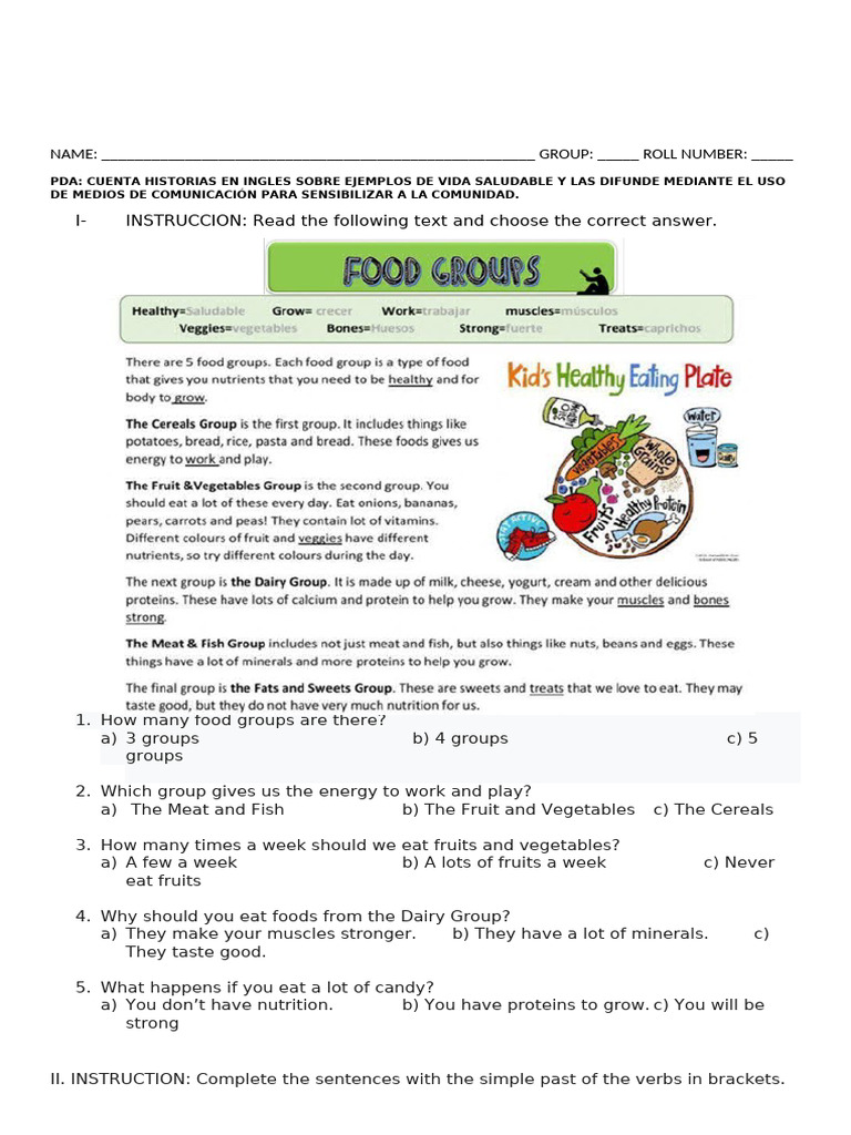 1ST. EXAM | PDF | Foods