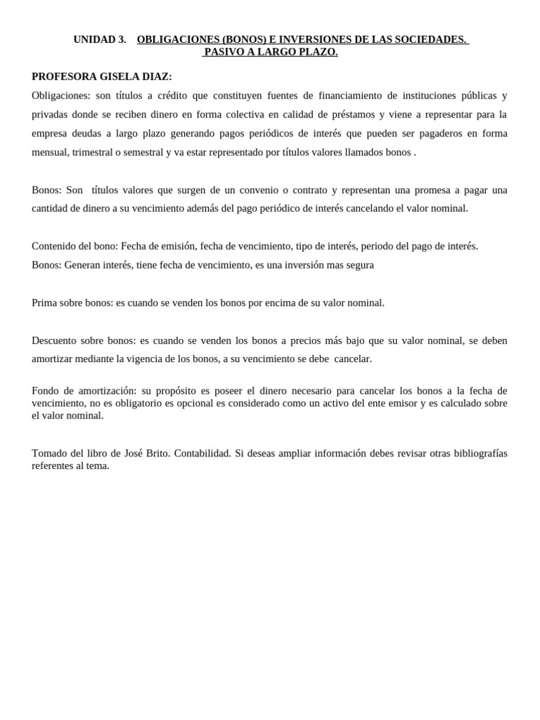 Ejercicios Didácticos - Bonos | PDF | Bonos (Finanzas) | Interés