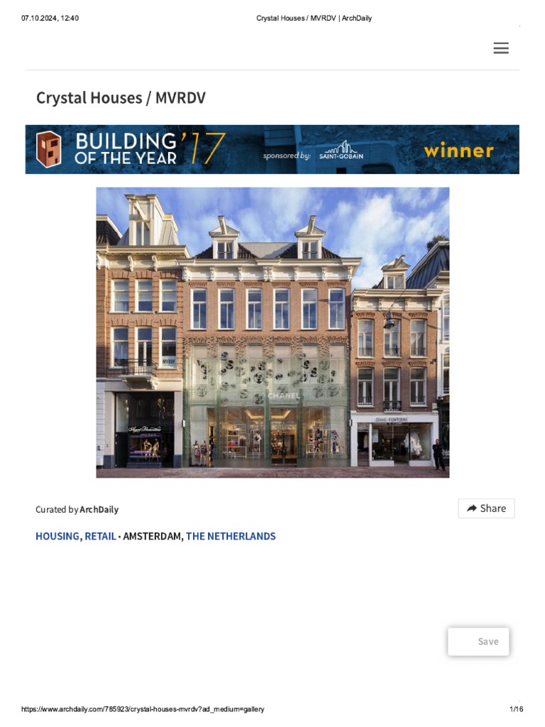 Crystal Houses - MVRDV - ArchDaily | PDF